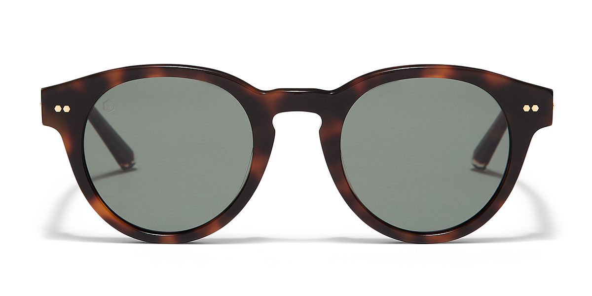 Taylor Morris Sloane C2 Oval Shiny Tortoise Sunglasses | SmartBuyGlasses NZ