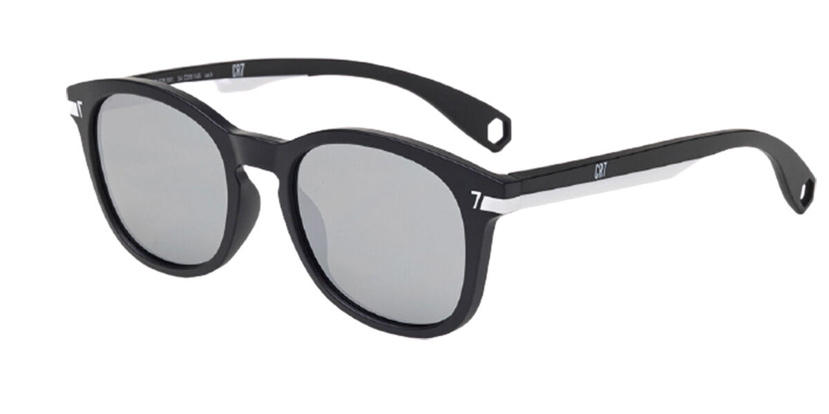 CR7 Cristiano Ronaldo MVP002 009001 Square Solid Black Sunglasses ...
