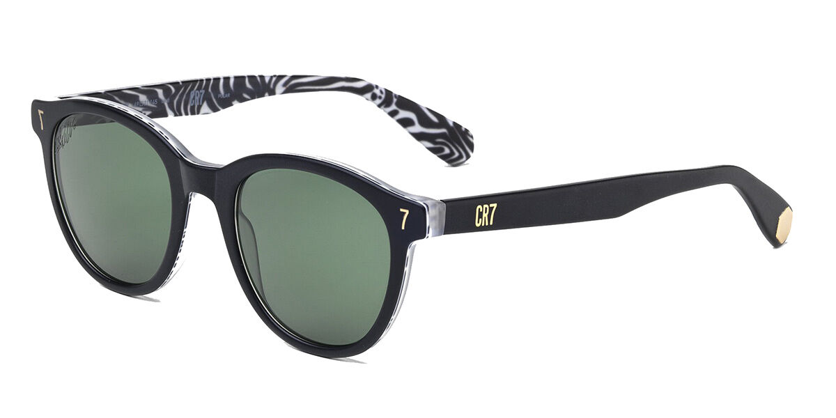 CR7 Cristiano Ronaldo BD003 009ZBR Square Matte Black Sunglasses ...