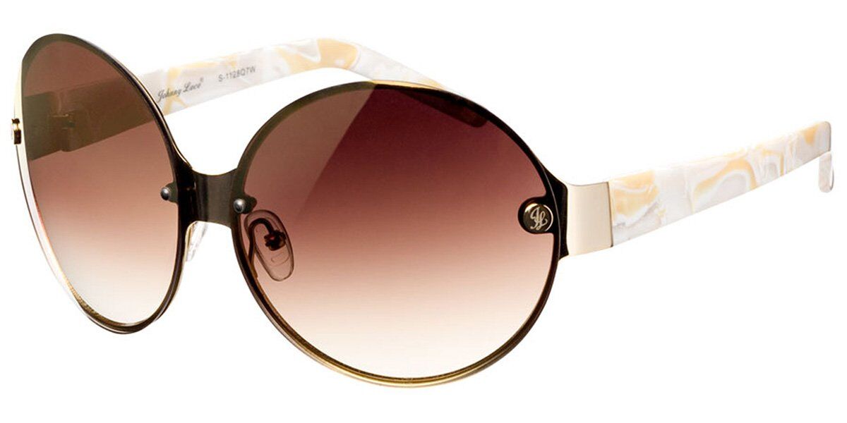 Johnny Loco S-1128 Alice Q7W Sunglasses Black | VisionDirect Australia