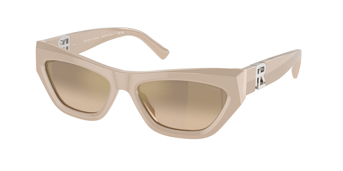 Ralph Lauren Rl8218u The Kiera 61086y Sunglasses In Beige Brown 2455