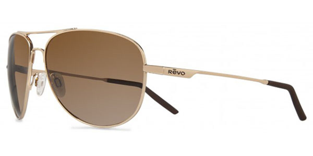 Revo RE 3087 WINDSPEED Polarized 04GBR Sunglasses Gold | VisionDirect ...