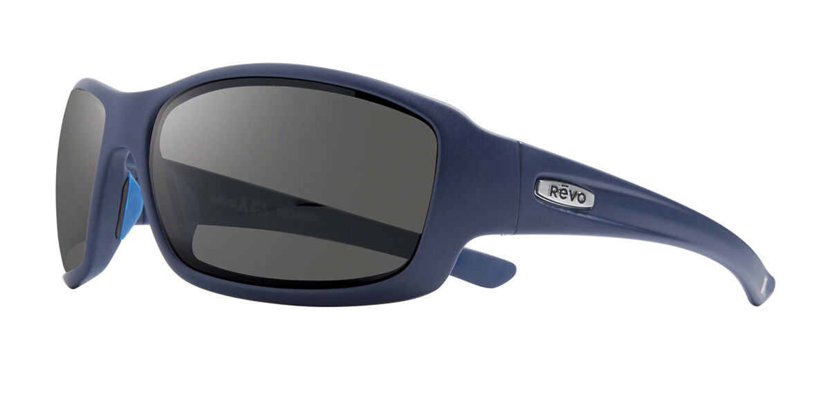 Lentes de Sol Revo RE 1098 MAVERICK Polarized 05GY Azul mate ...