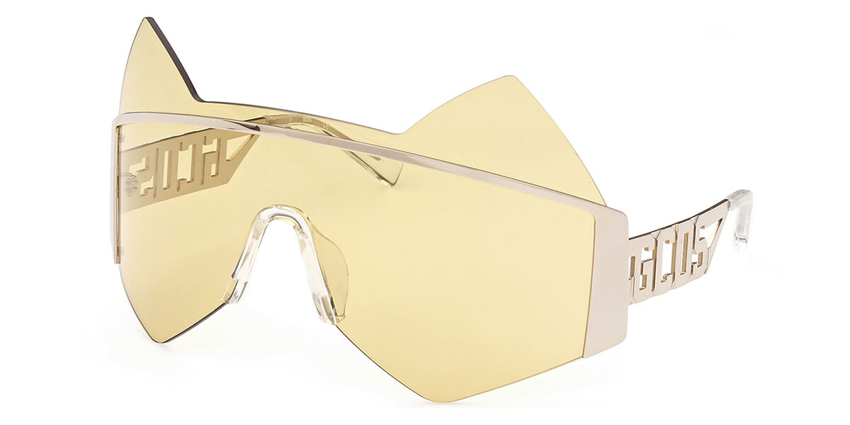 GCDS GD0002 32F Sunglasses in Gold | SmartBuyGlasses USA