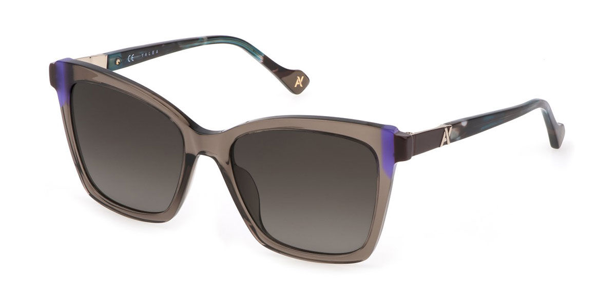Yalea SYA079 BLANKA ALVY Sunglasses Transparent Brown | VisionDirect ...