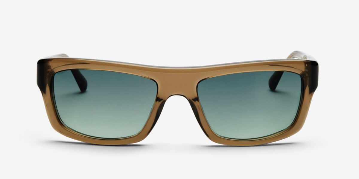 Messy Weekend DENNIS Bottle Green Sunglasses Transparent Bottle Brown ...