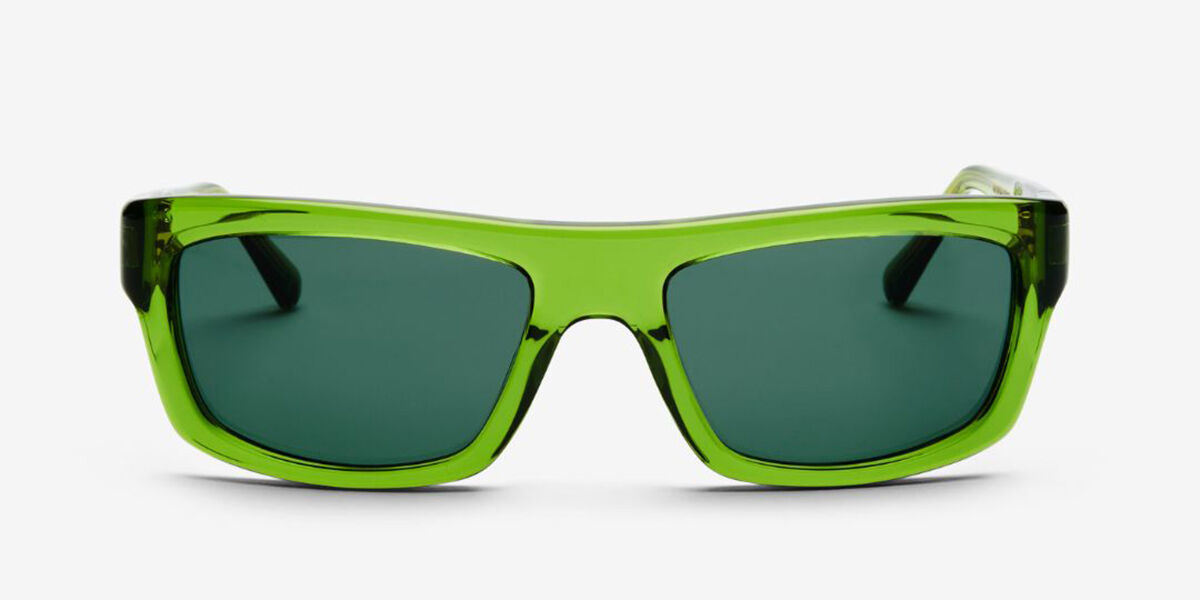 Messy Weekend DENNIS Green Crystal Green Sunglasses in Transparent ...