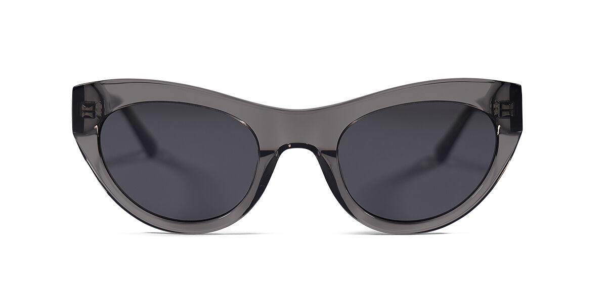 Messy Weekend DONNA Crystal Grey Sunglasses in Transparent Grey ...