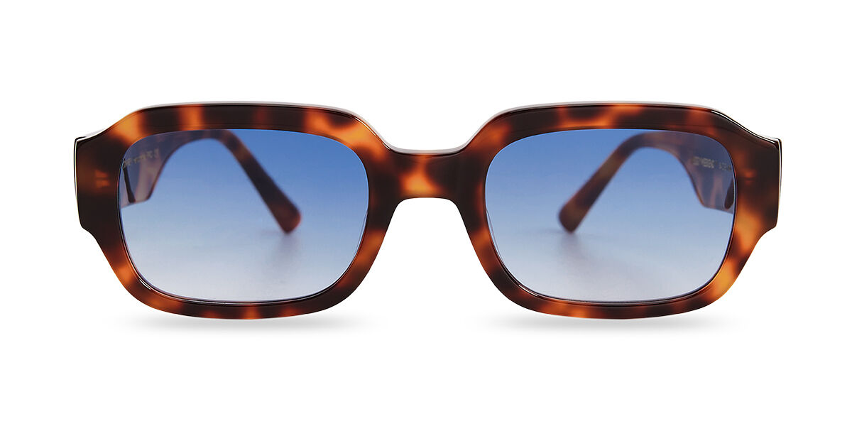 Messy Weekend DOWNEY Tortoise Blue Sunglasses Dark Tortoise ...