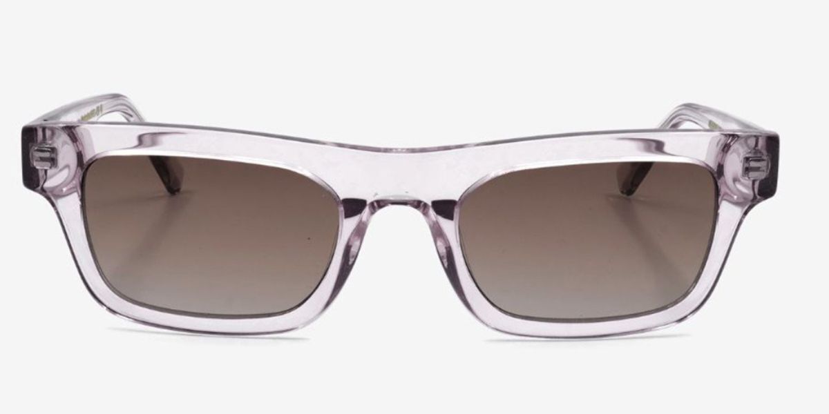 Messy Weekend DYLAN THE KID Rose Brown Sunglasses in Transparent Light ...