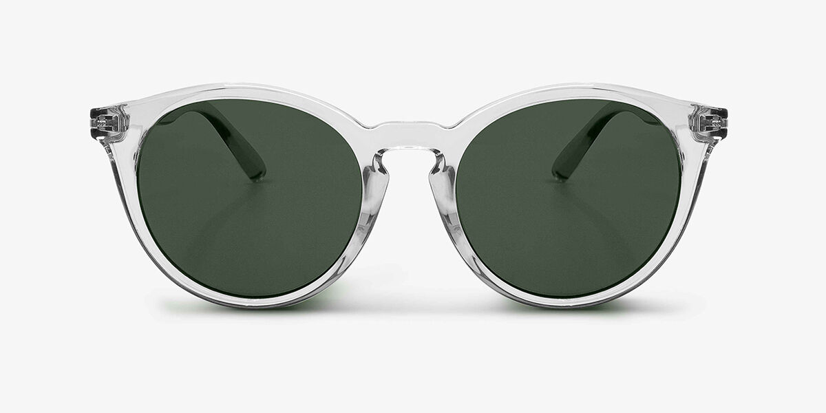 Messy Weekend HOBBES Crystal Green Sunglasses in Clear ...