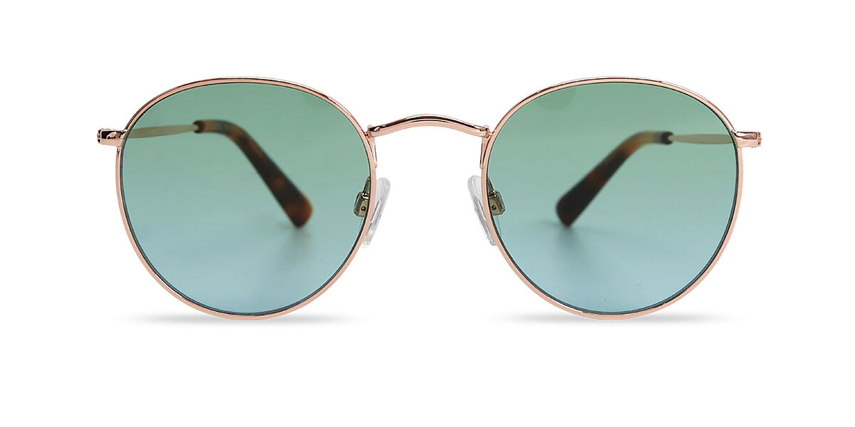 Messy Weekend LENNON Rose Gold Green Sunglasses in Rose Gold ...