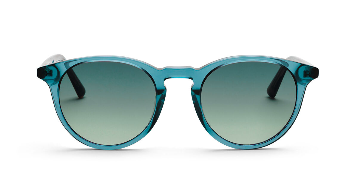 Messy Weekend NEW DEPP Turquoise Gradient Green Sunglasses Transparent ...