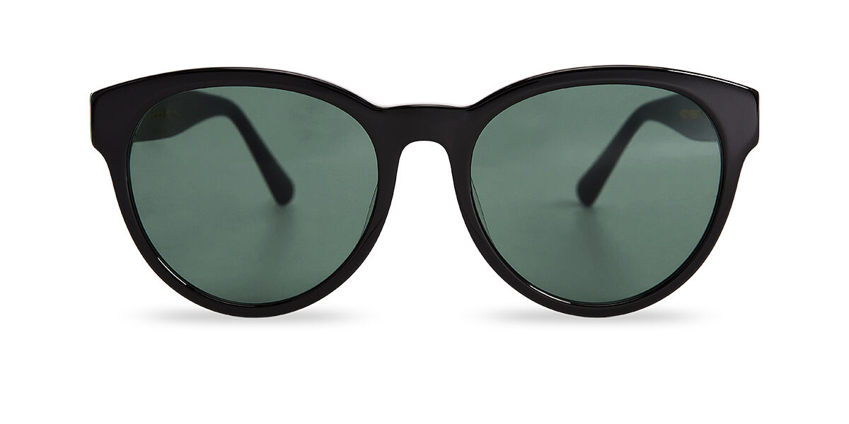 Messy Weekend RITA Black Green Sunglasses in Black | SmartBuyGlasses USA