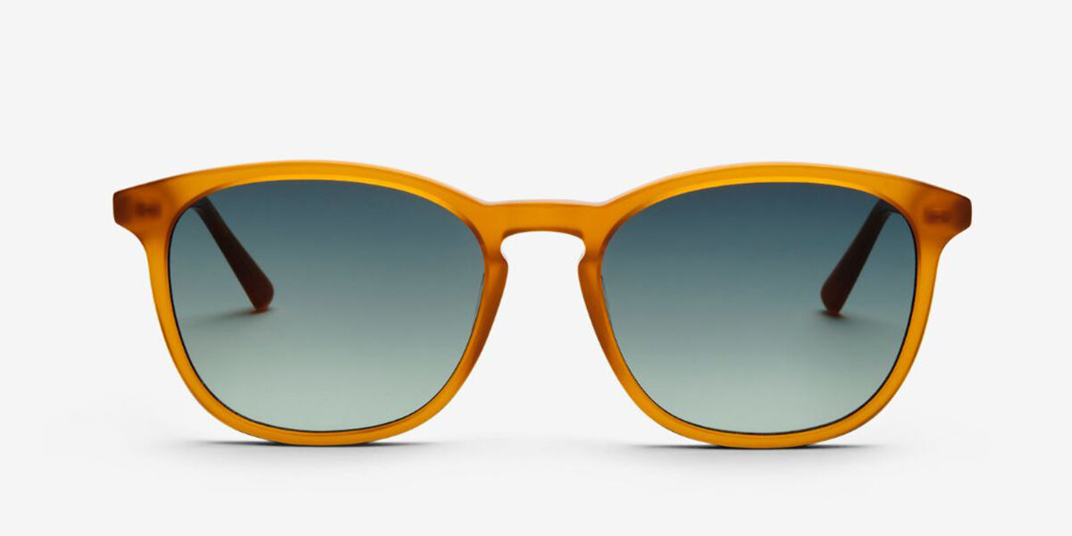 Messy Weekend SEAN Amber Green Sonnenbrille Frosted Amber Orange ...