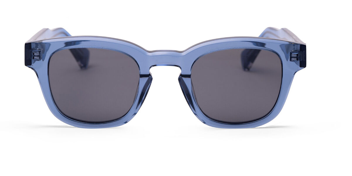 Messy Weekend AUSTIN Transparent Blue Transparent Grey Sunglasses in ...