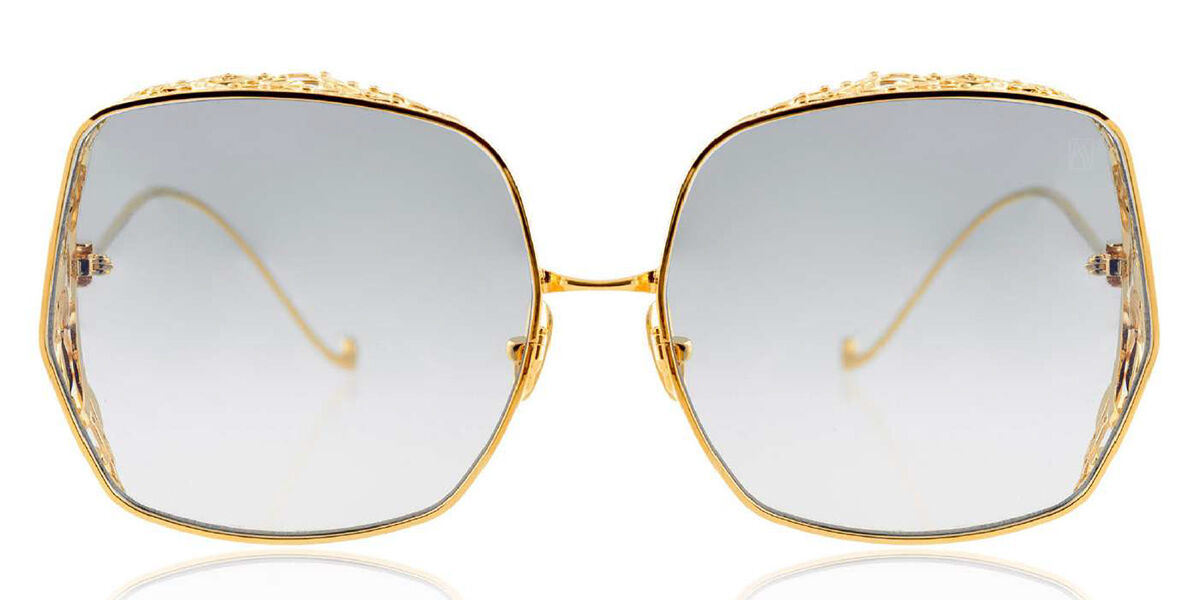 Anna-Karin Karlsson NOUVEAU ROMANTICA Gold Sunglasses in Gold ...