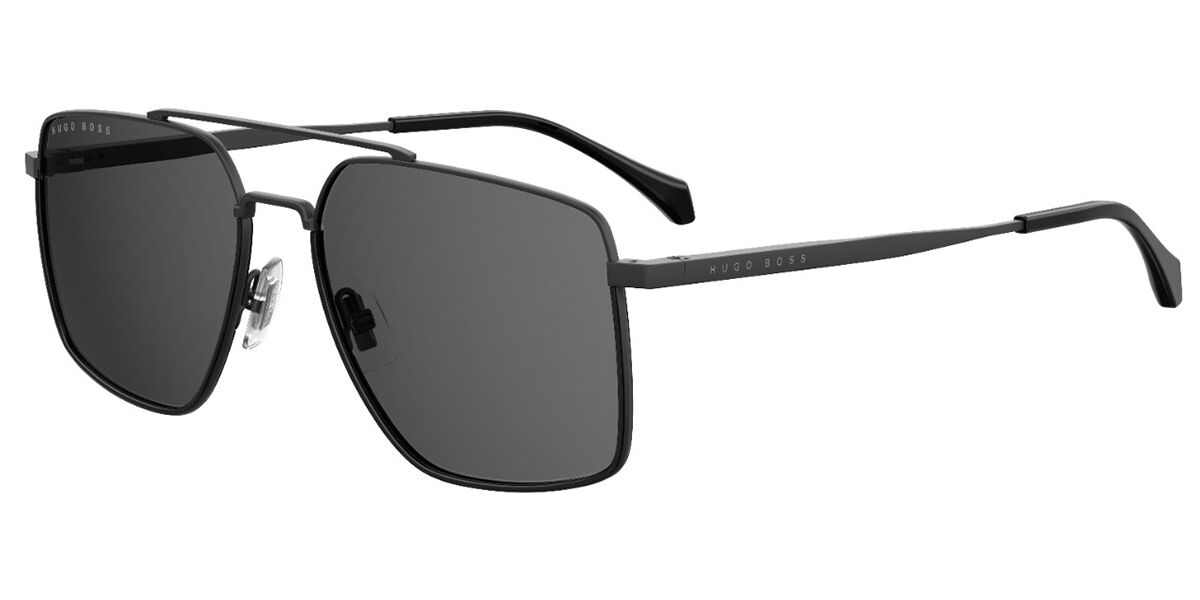 Boss 0004/S POL SHS/RA Sunglasses Silver | VisionDirect Australia