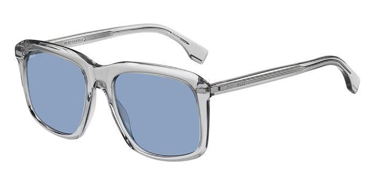 Boss 1420/S KB7/KU Sunglasses Transparent Grey | SmartBuyGlasses UK