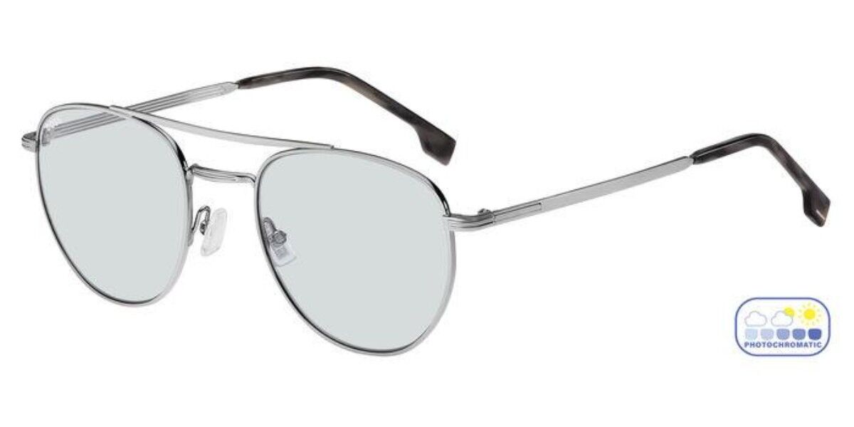 BOSS Boss 1631/S 6LB/KI Sunglasses in Ruthenium Silver ...