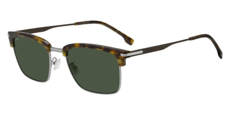 1888/G/S Asian Fit okulary przeciwsłoneczne Dark Tortoise On Silver ...