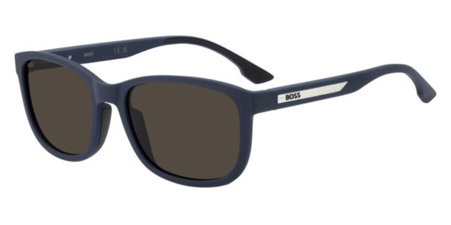BOSS 1905/G/S Asian Fit PJP/IR Rectangle Blue Sunglasses ...