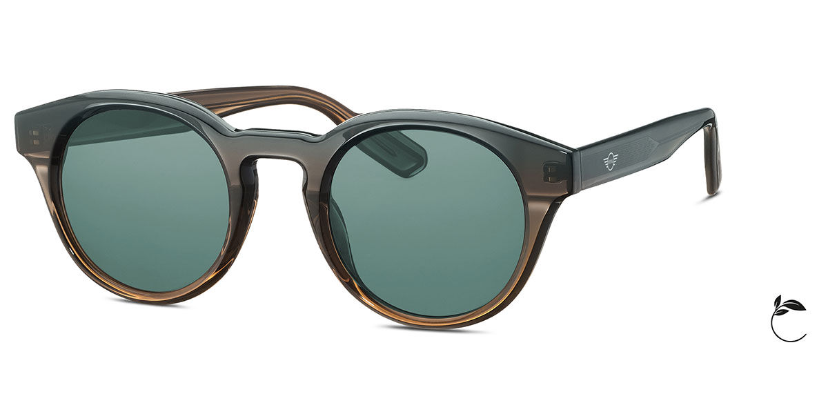 Lentes de sol Mini 746034 36 Ovalado Transparent Grey/Gun/Green/Brown ...