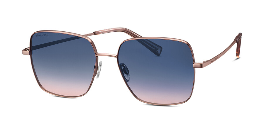 Marc O'Polo 505125 21 Square Rose Gold Sunglasses | SmartBuyGlasses US