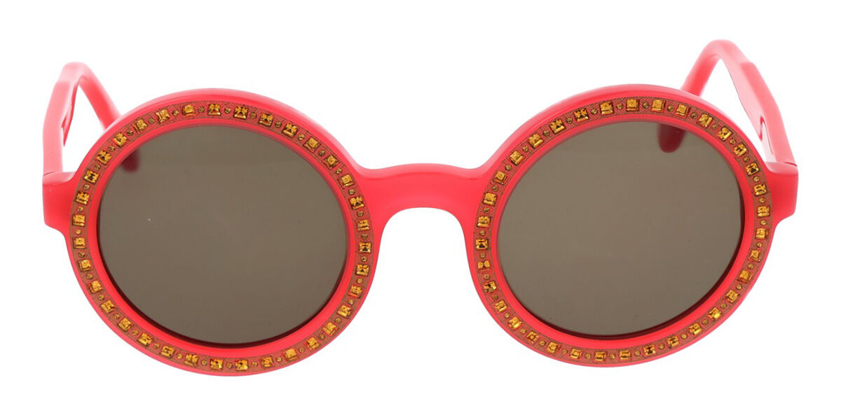 Wonder sunglasses Red Pink with Gold Gems | SmartBuyGlasses US
