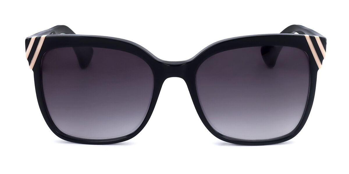 Silvian Heach Amelia Sun 1981 Square Black Pink Laminate Sunglasses ...
