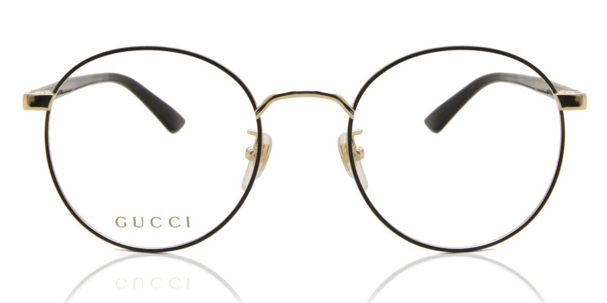 Gucci GG0297OK Asian Fit 003 Eyeglasses in Black | SmartBuyGlasses USA