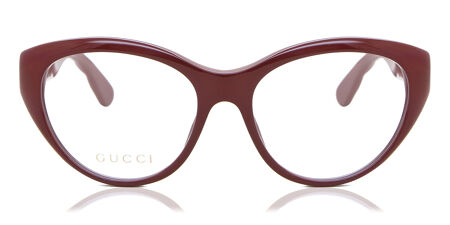 Buy Gucci Burgundy Prescription Glasses | SmartBuyGlasses