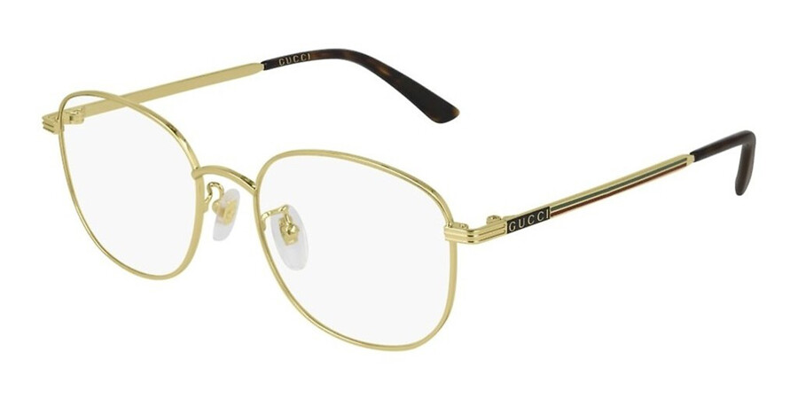Gucci GG0838OK Asian Fit 002 Glasses Gold | VisionDirect Australia