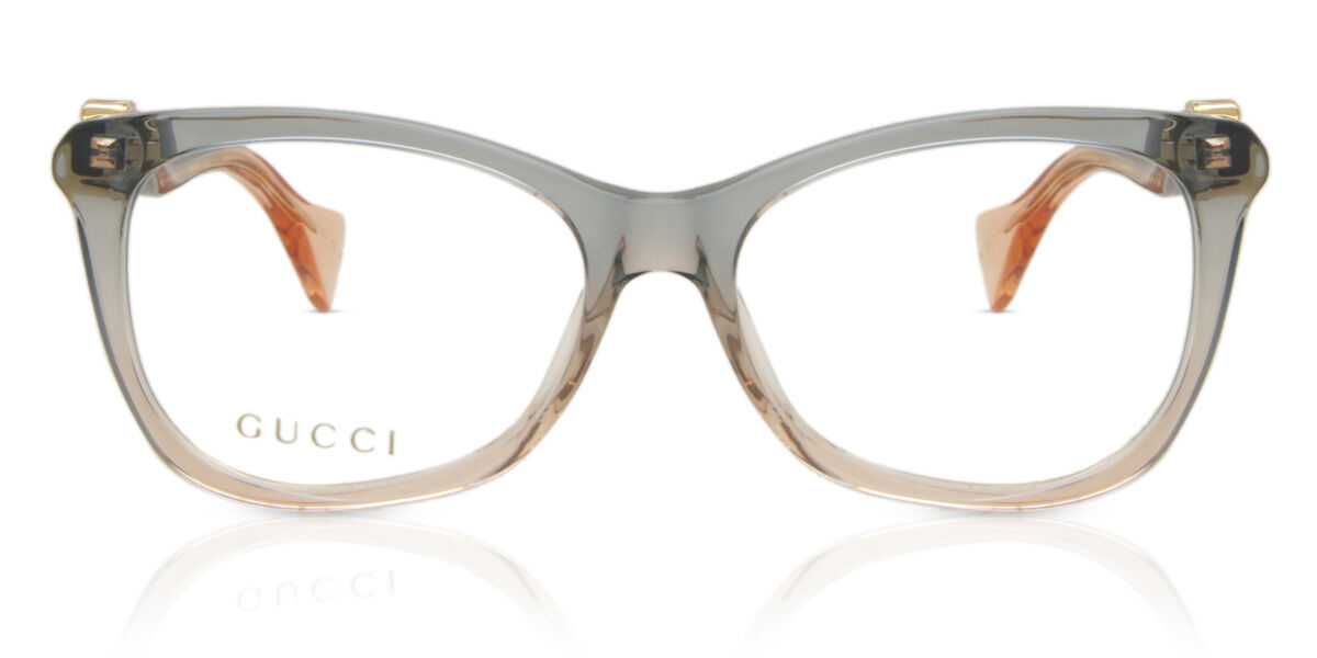 Gucci GG1012O 002 Eyeglasses in Shiny Blue Pink | SmartBuyGlasses USA