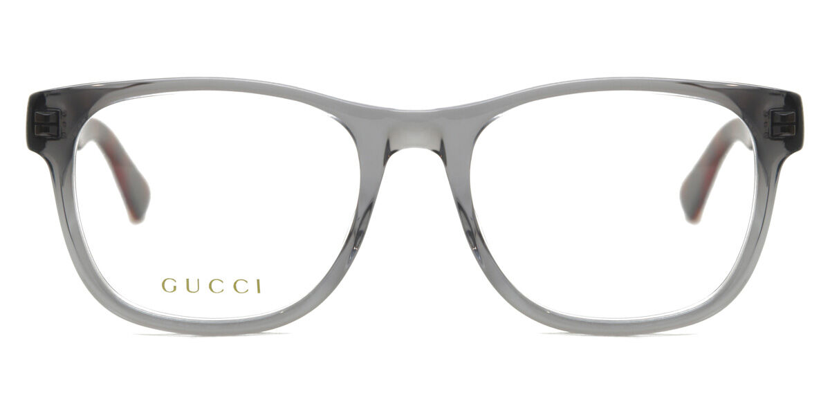 Gucci GG0004ON 004 Eyeglasses in Shiny Transparent Grey ...
