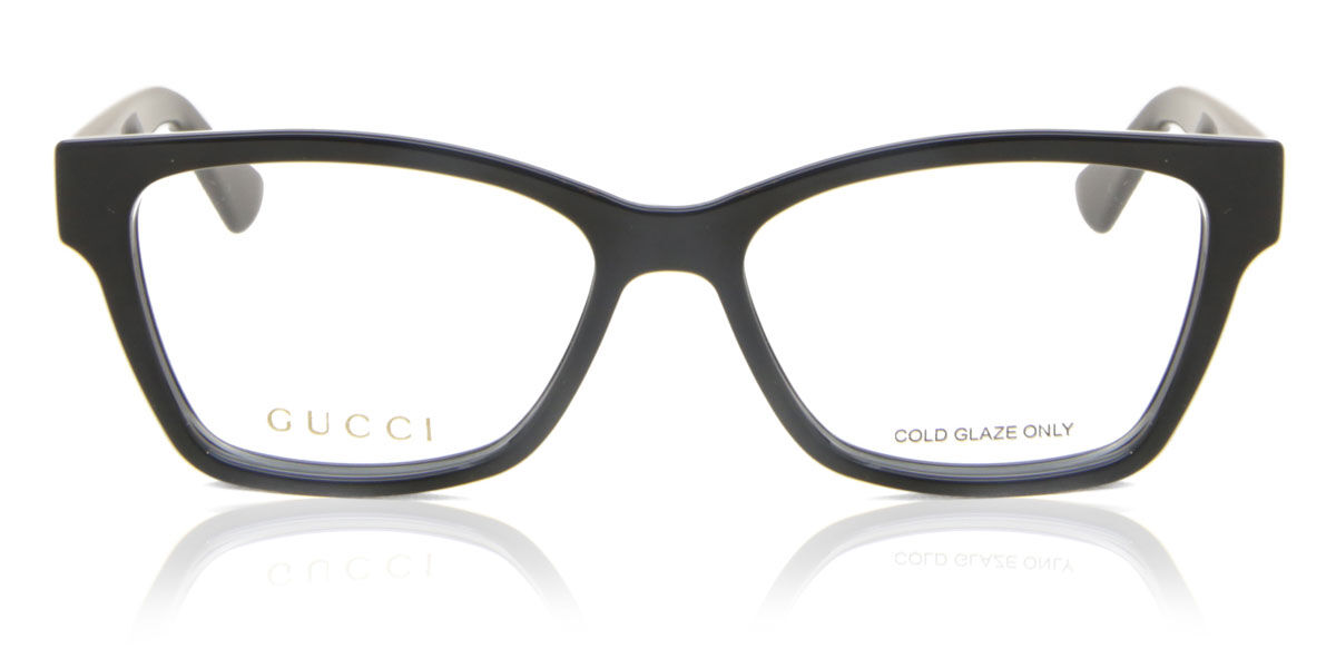 Gucci GG0634O 006 Glasses Shiny Black | VisionDirect Australia