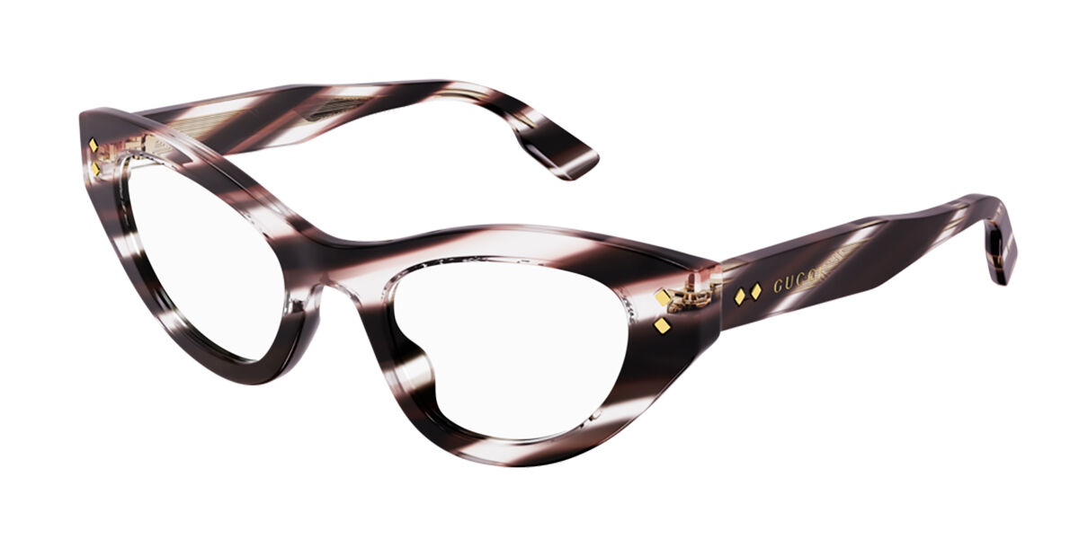 Gucci GG0349O 002 Glasses Tortoiseshell | VisionDirect Australia
