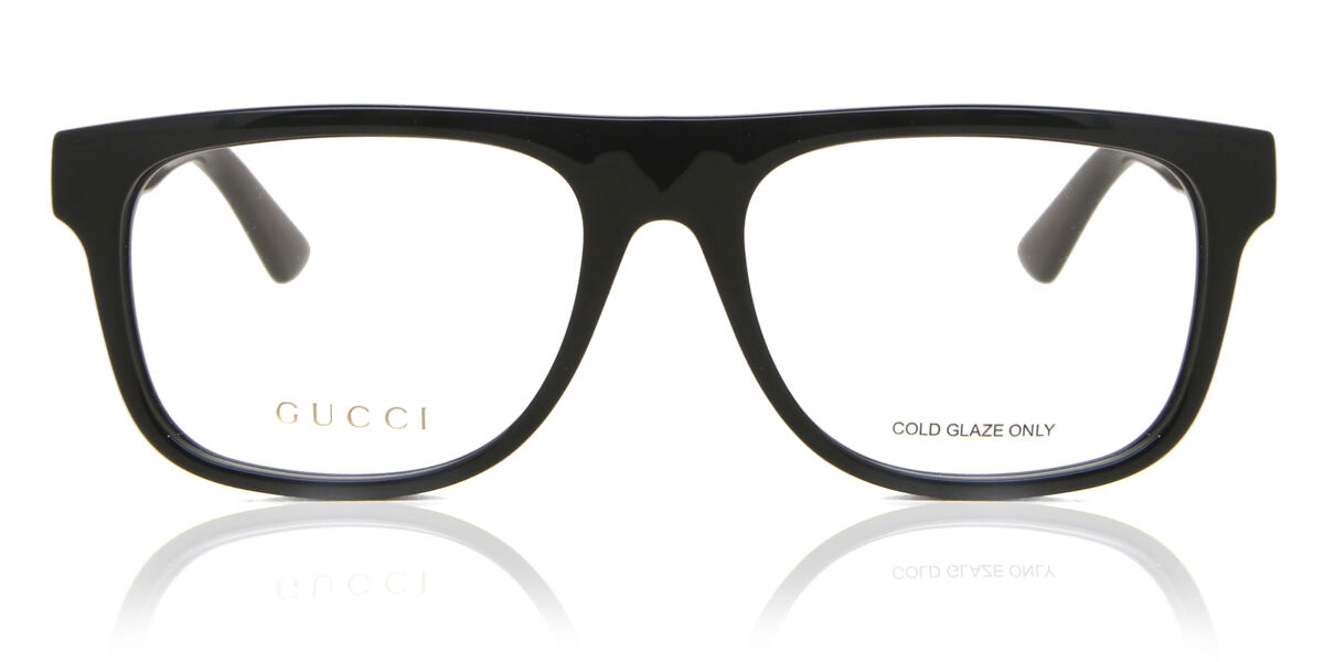 Gucci GG1117O 001 Eyeglasses in Shiny Black | SmartBuyGlasses USA