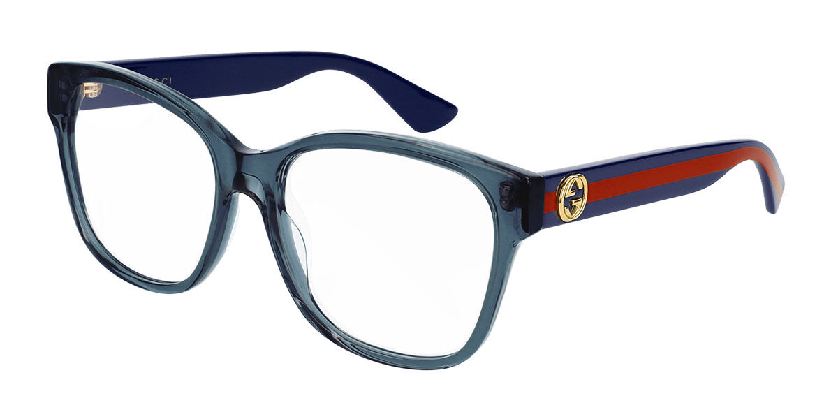Lentes Opticos Gucci GG0038ON 012 Transparent Blue | VisionDirecta Chile