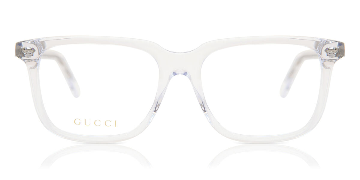 Gucci GG0737O 018 Eyeglasses in Clear | SmartBuyGlasses USA