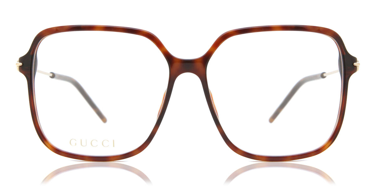 Gucci GG1271O 002 Glasses Tortoise | VisionDirect Australia