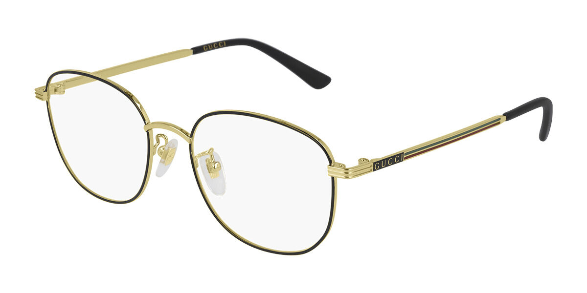 Gucci GG0838OK Asian Fit 002 Glasses Gold | VisionDirect Australia