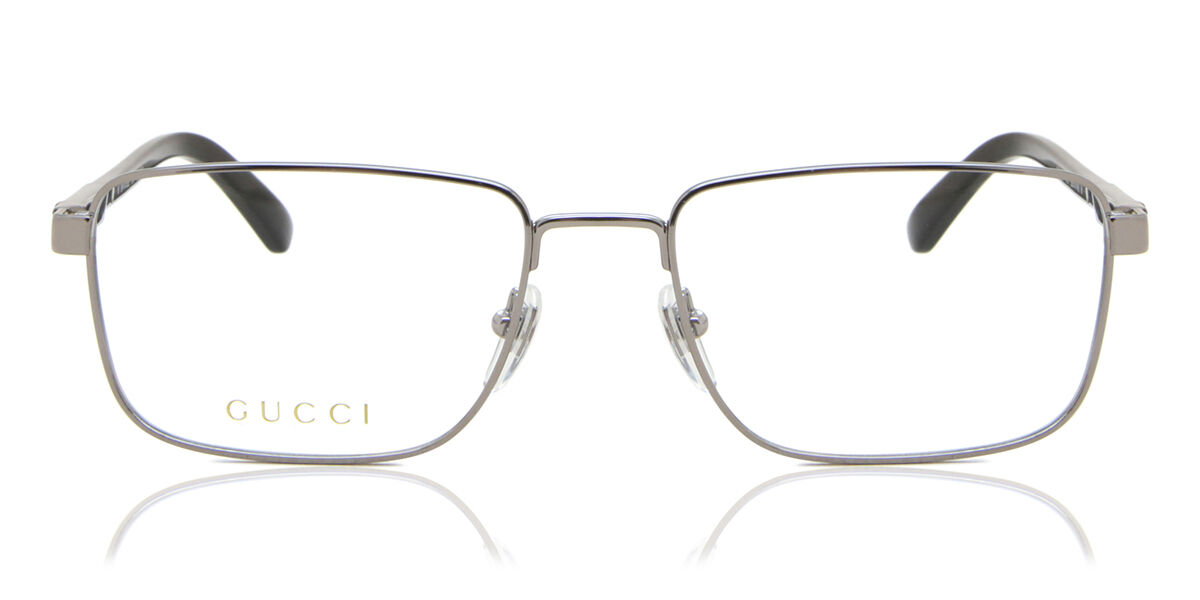 Gucci GG1291O 001 Eyeglasses in Silver | SmartBuyGlasses USA