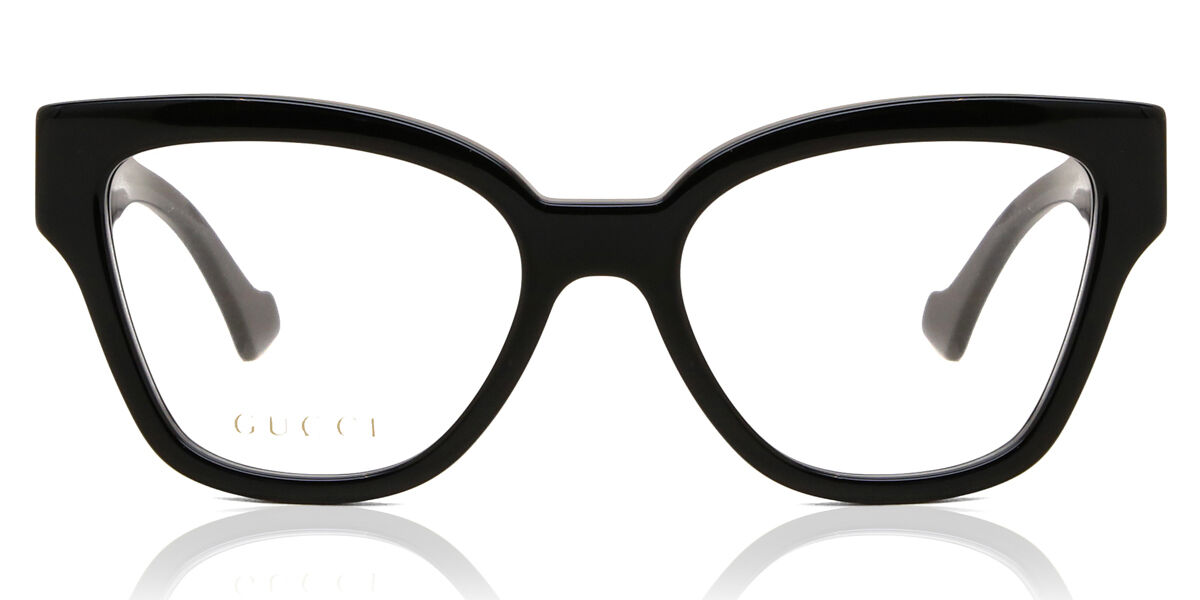 Gucci GG1424O 005 Glasses Black | VisionDirect Australia