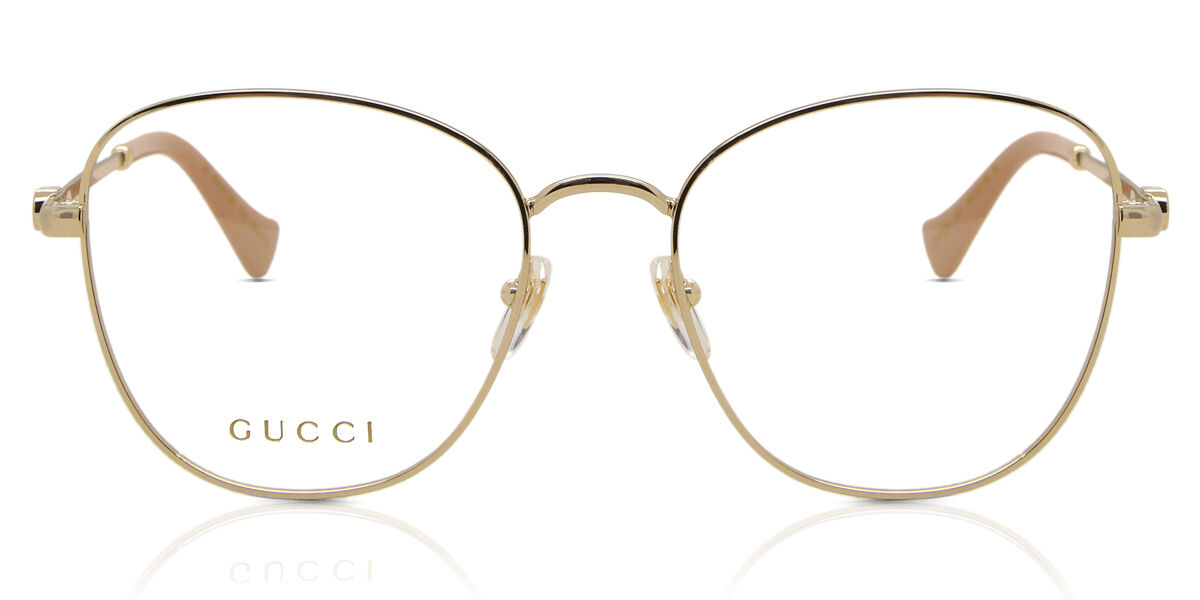 Gucci GG1418O 003 Eyeglasses in Gold | SmartBuyGlasses USA