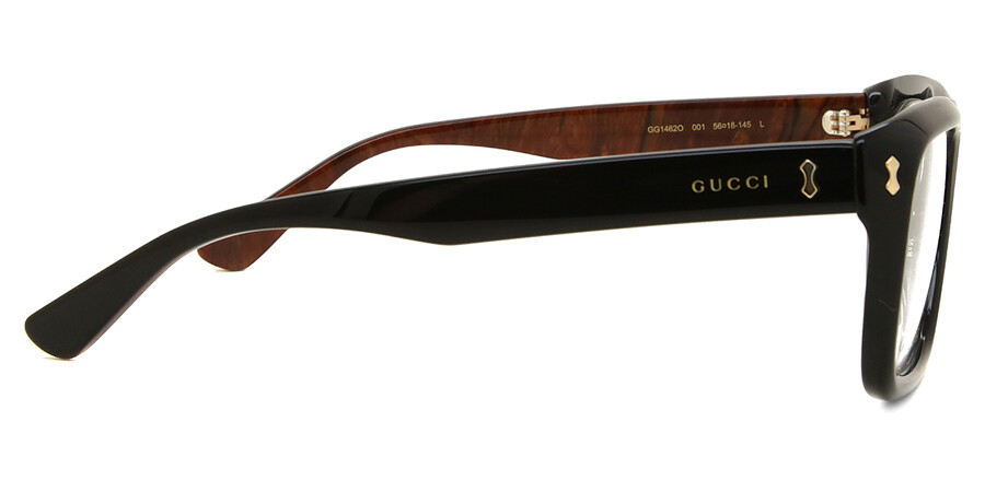 Gucci GG1462O 001 glasses | Buy online now | VisionDirect AU