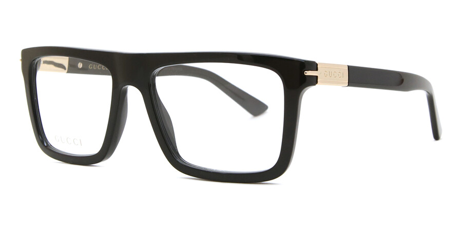Gucci GG1504O 005 Square Black Eyeglasses | SmartBuyGlasses US