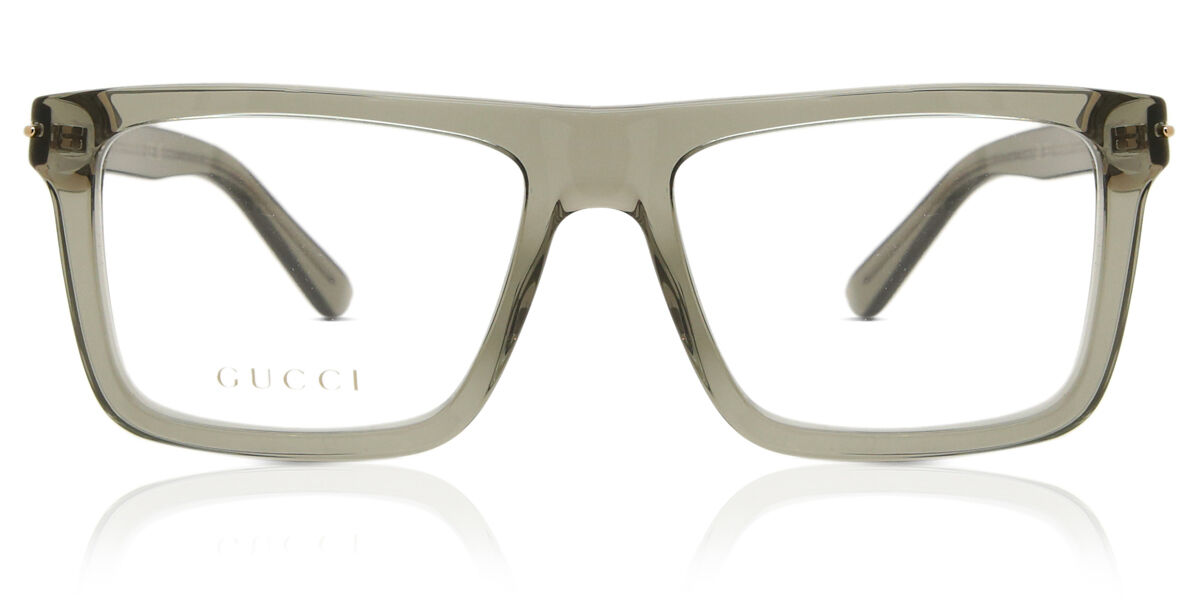 Gucci GG1504O 008 Eyeglasses in Transparent Brown | SmartBuyGlasses USA