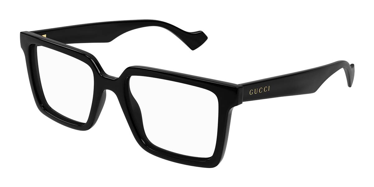 Gucci GG1540O 005 Glasses Black | VisionDirect Australia