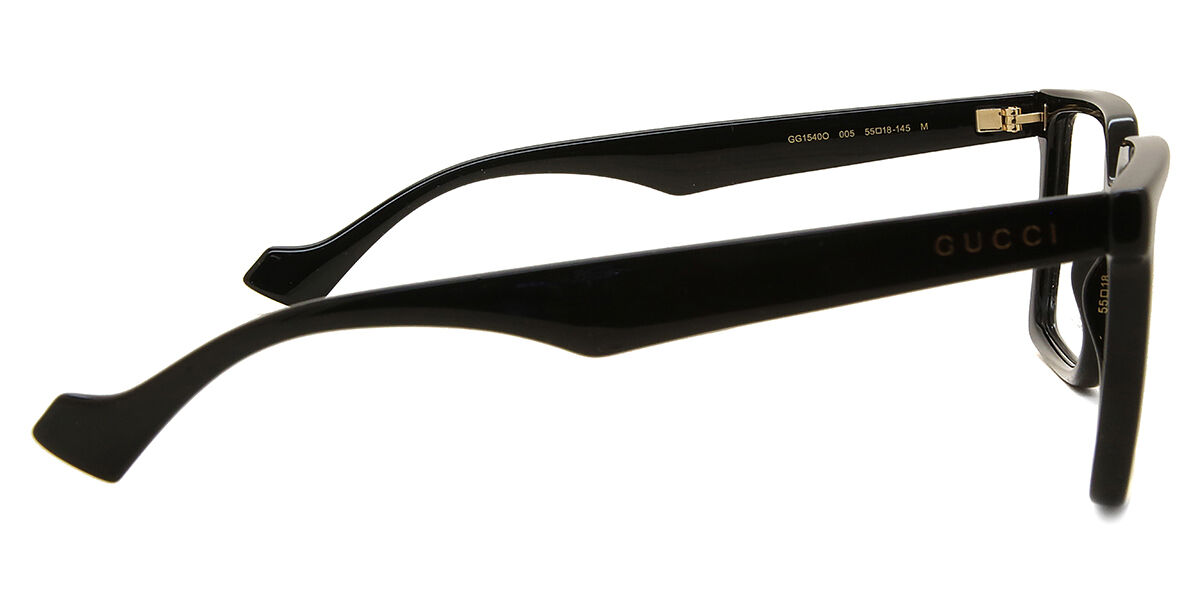 Gucci GG1540O 005 Square Black Eyeglasses | SmartBuyGlasses US